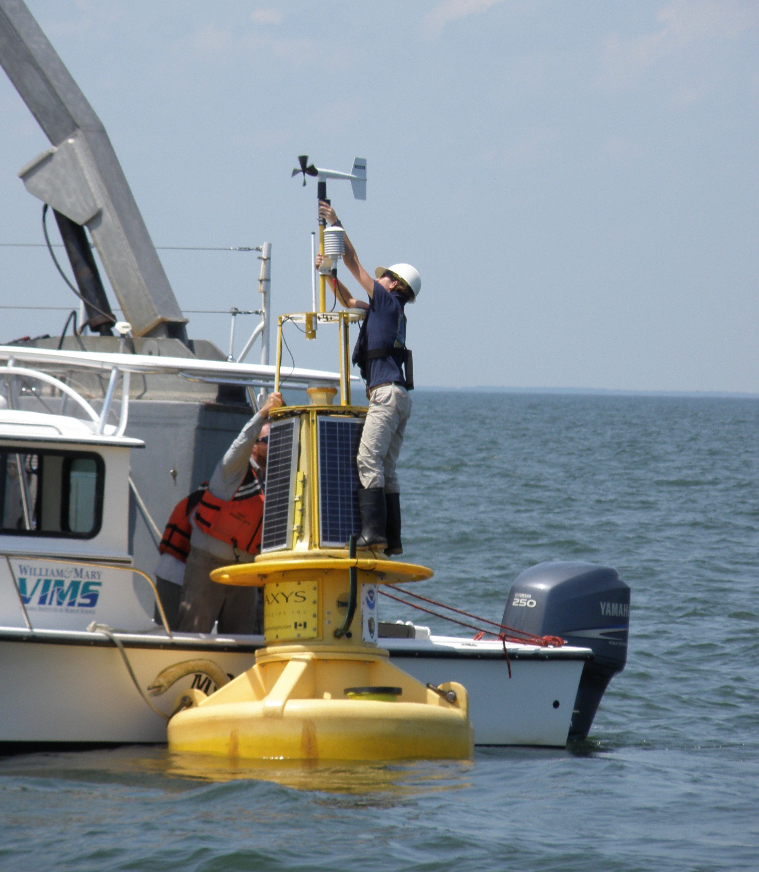 NOAA’s Newest Smart Buoy Deployed in the York River | Virginia Public Radio