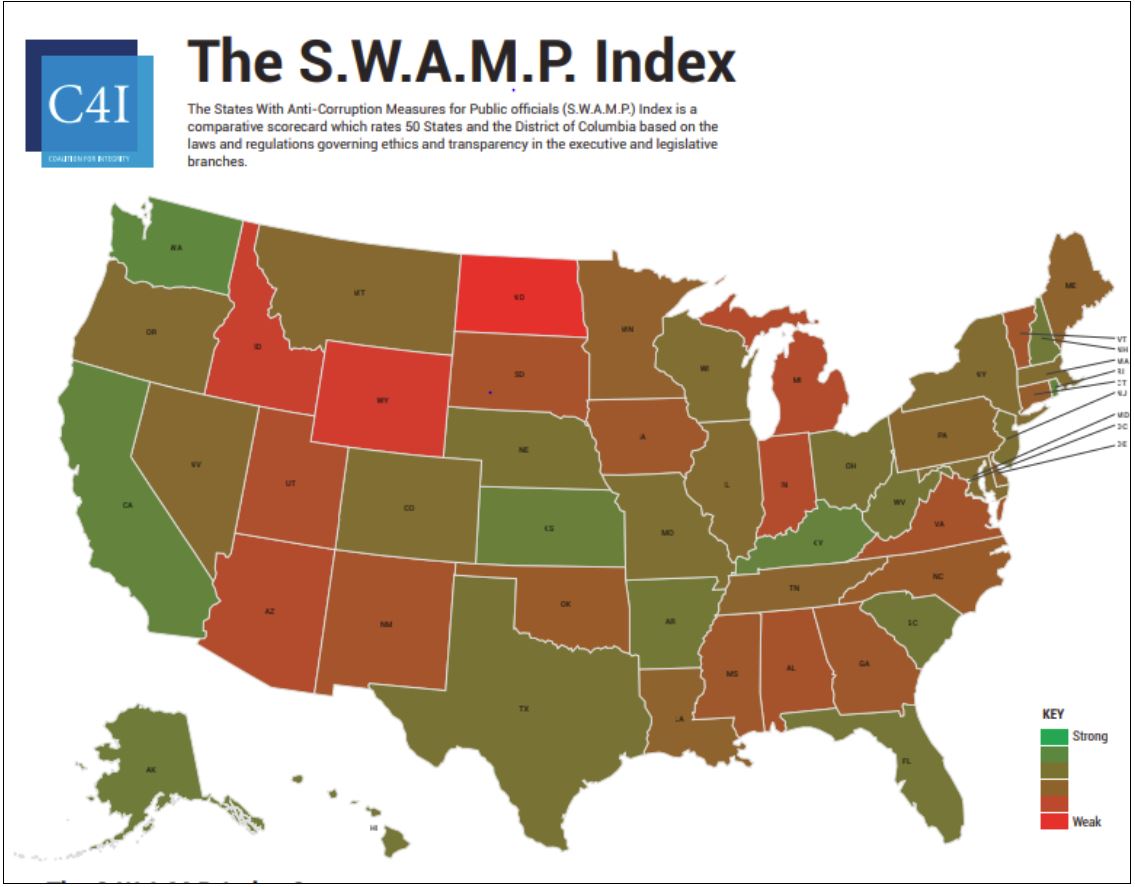 Virginia Does Not Fare Well in SWAMP Index | Virginia Public Radio